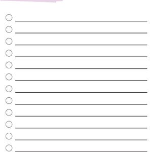 Printable PDF to Do List, Pretty and Minimalistic, Blank, Productivity ...