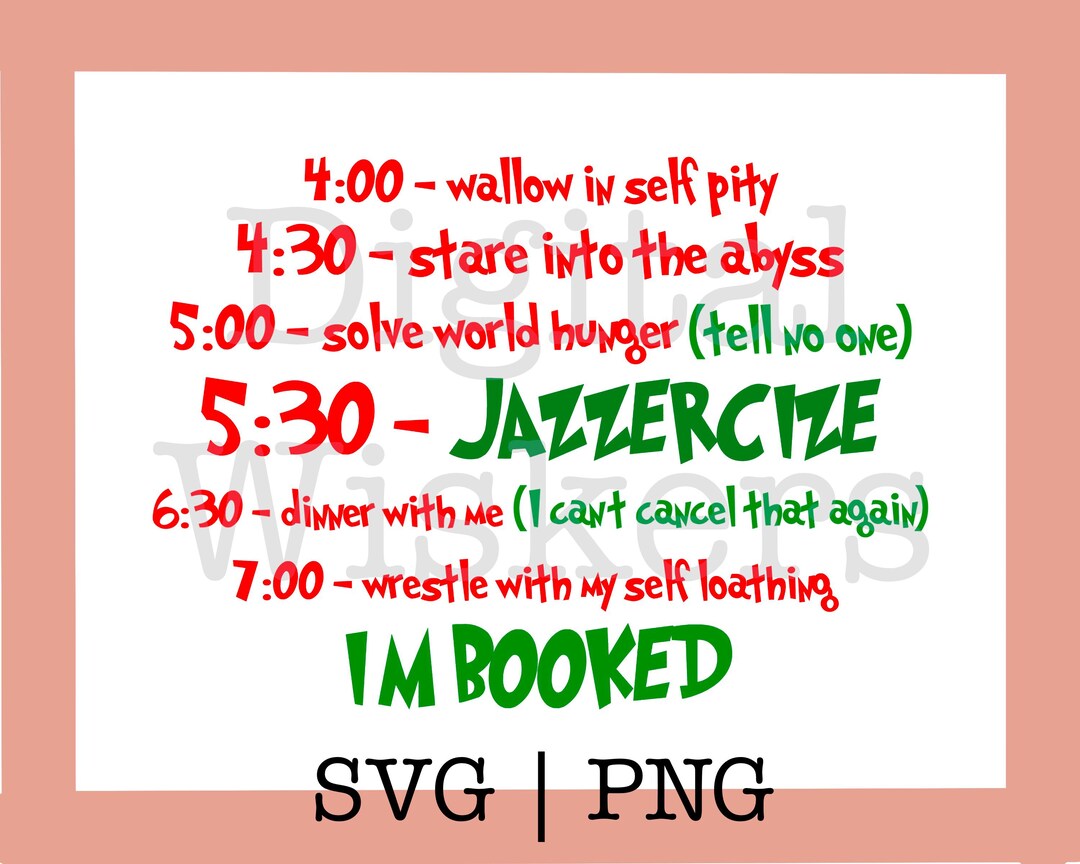 Buy The Grinch Schedule SVG PNG, Christmas Festive Cut File for Cricut ...