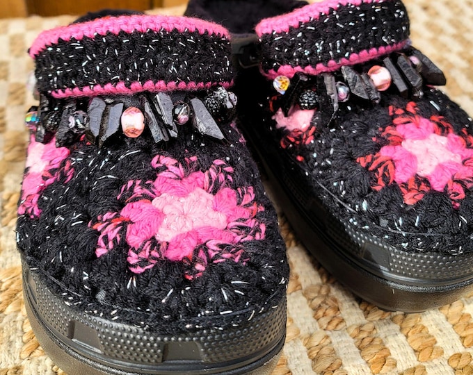 Custom Crocs® for MARYKATE - Goth Barbie World - Crocs® Lined Platforms ...