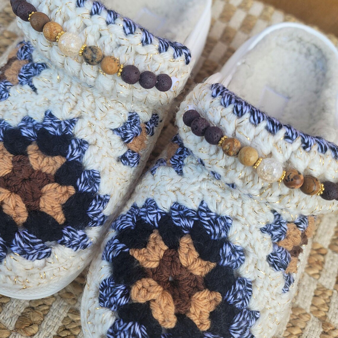 Custom Crocs® for CHELSEA - Cheetah Cheer - Platform Lined Fuzzy White ...