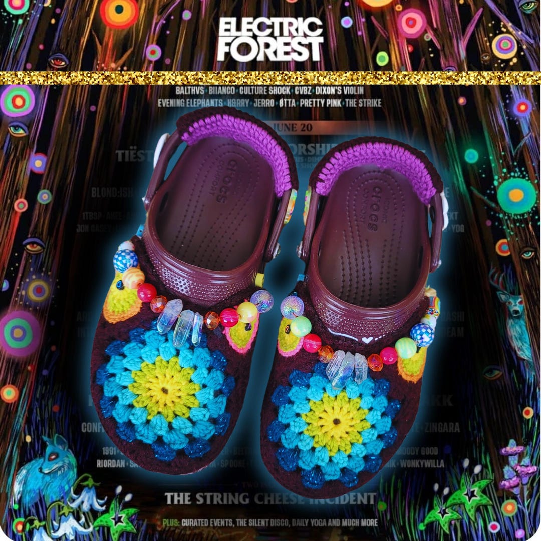 Custom Crocs™ for SYLAS – See You in the Electric Forest - Etsy