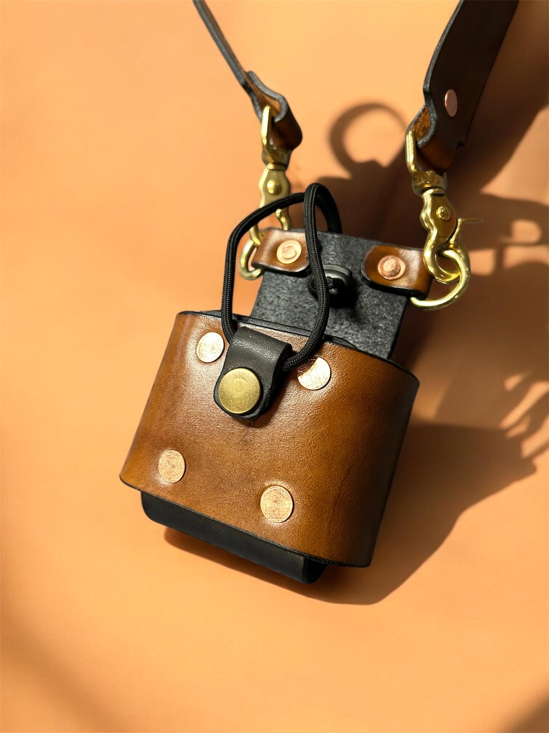 Firefighter Radio Strap - "the Primary" - Customizable Leather Fire/ems ...