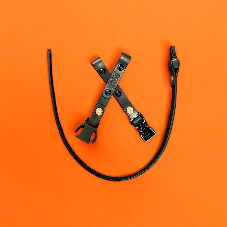 Leather Helmet Strap - Handmade Firefighter Leather Helmet Strap With ...