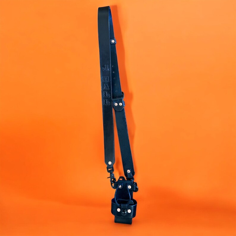 Firefighter Radio Strap - "the Primary" - Customizable Leather Fire/ems ...