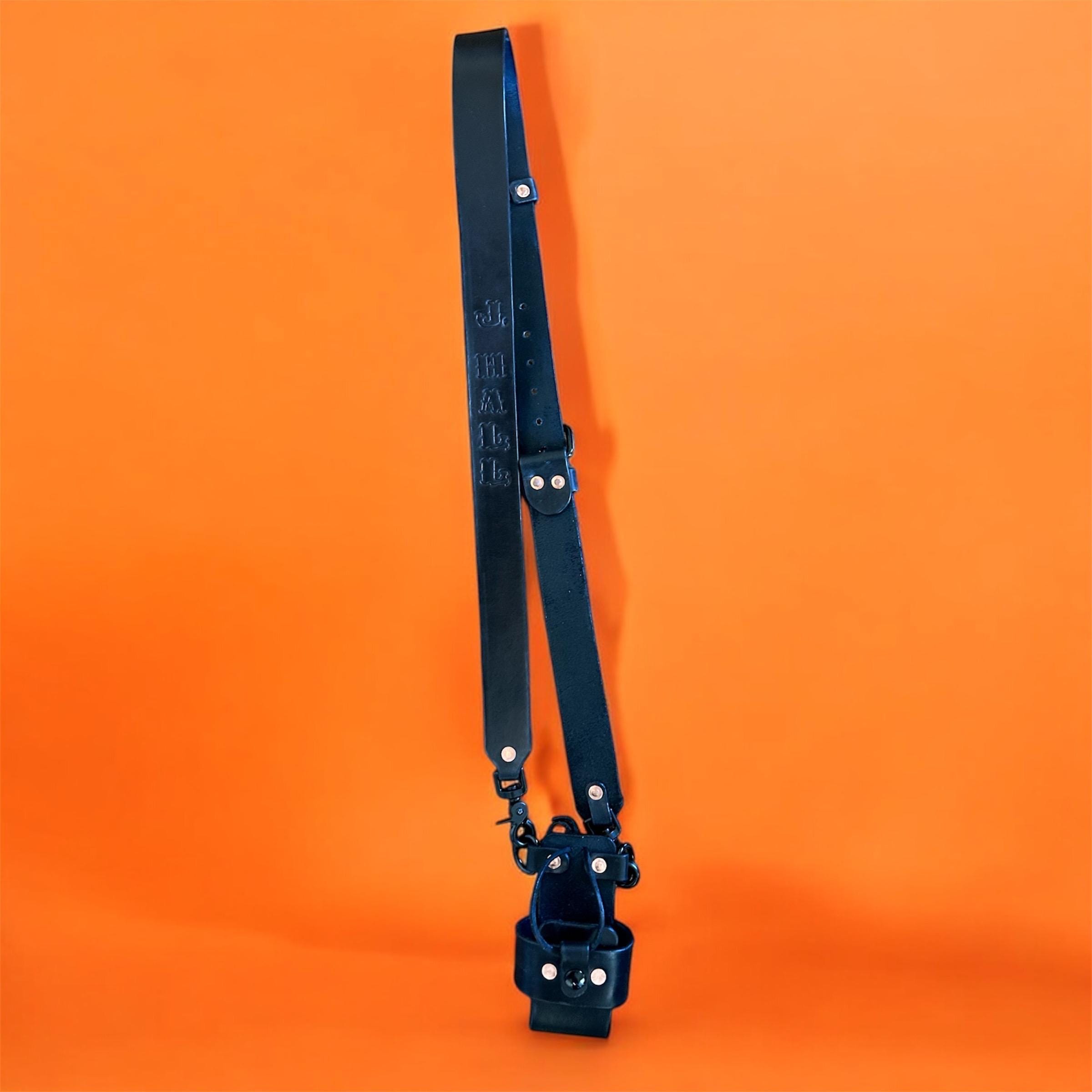 Firefighter Radio Strap - "the Primary" - Customizable Leather Fire/ems ...