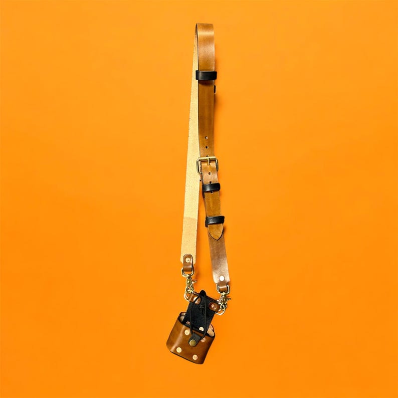 Firefighter Radio Strap - "the Primary" - Customizable Leather Fire/ems ...