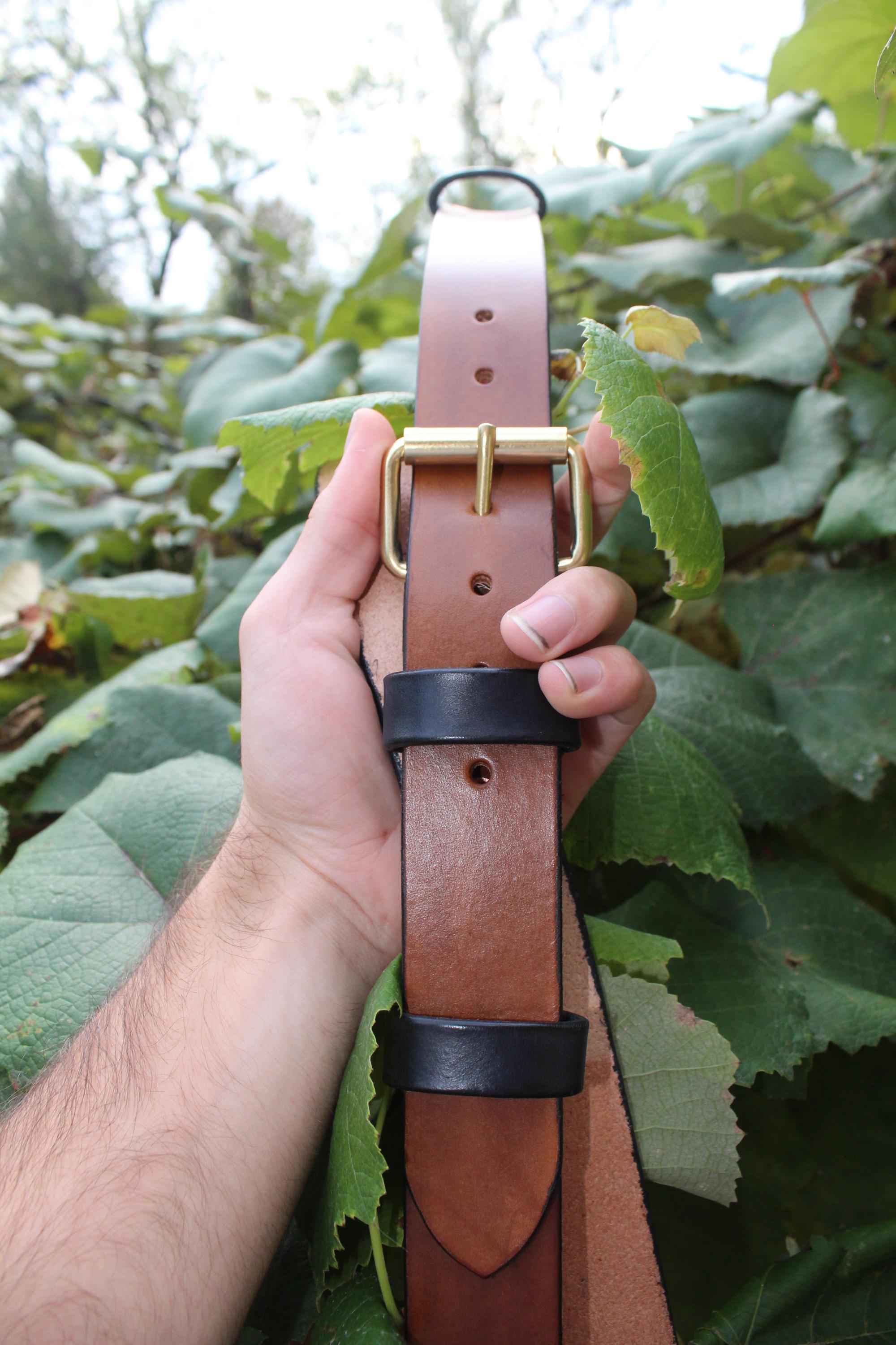 Firefighter Radio Strap - "the Primary" - Customizable Leather Fire/ems ...