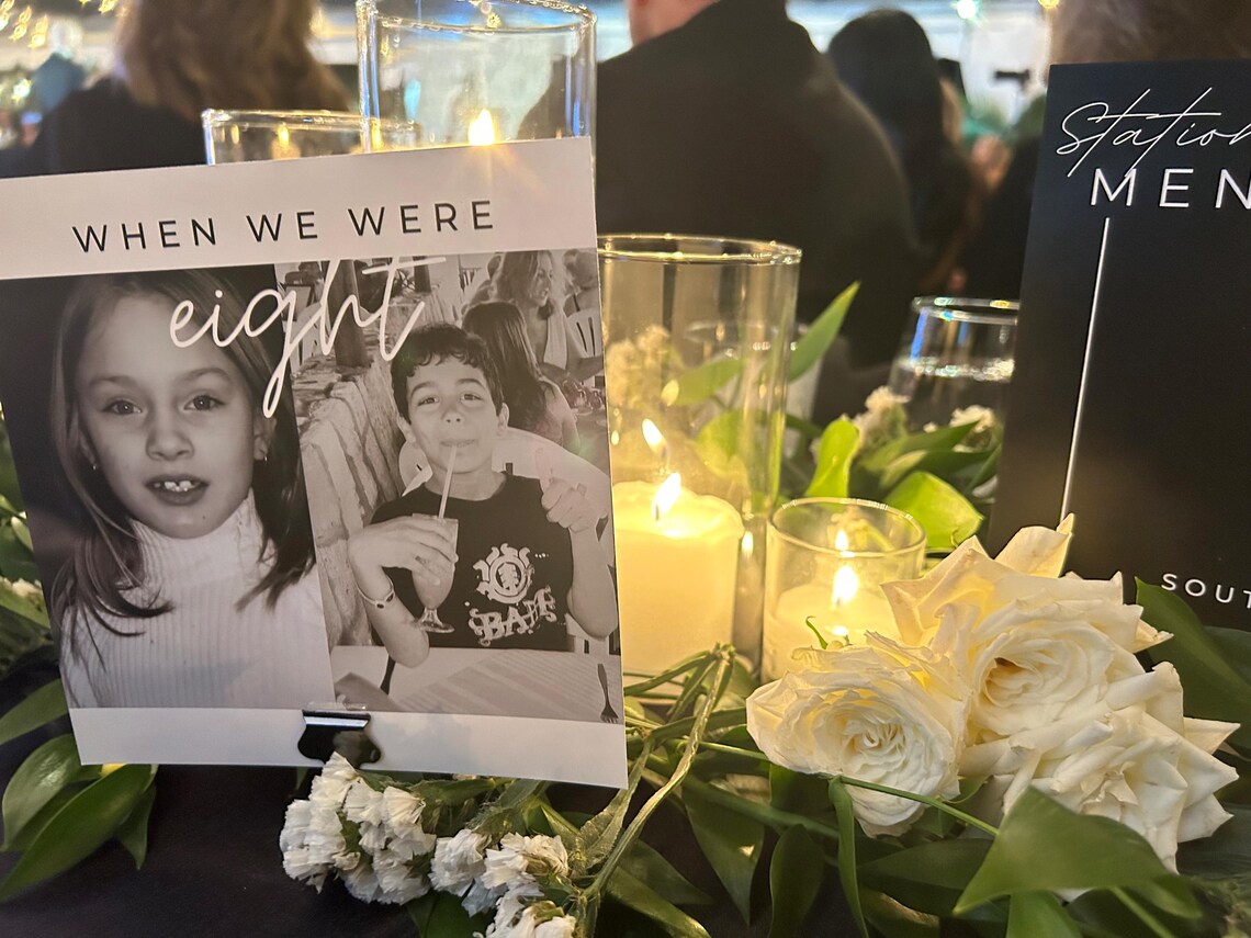 Wedding Table Numbers, Wedding Table Numbers With Photos, When We Were ...