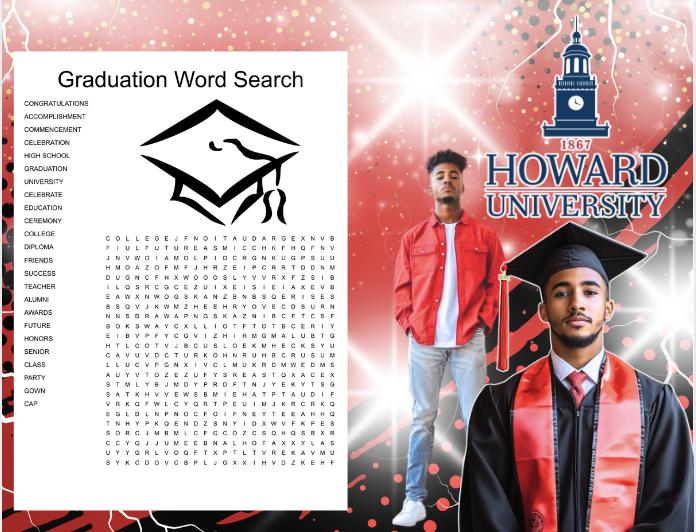 Custom Graduation Activity Booklet Party Favor Fully Customizable Canva ...