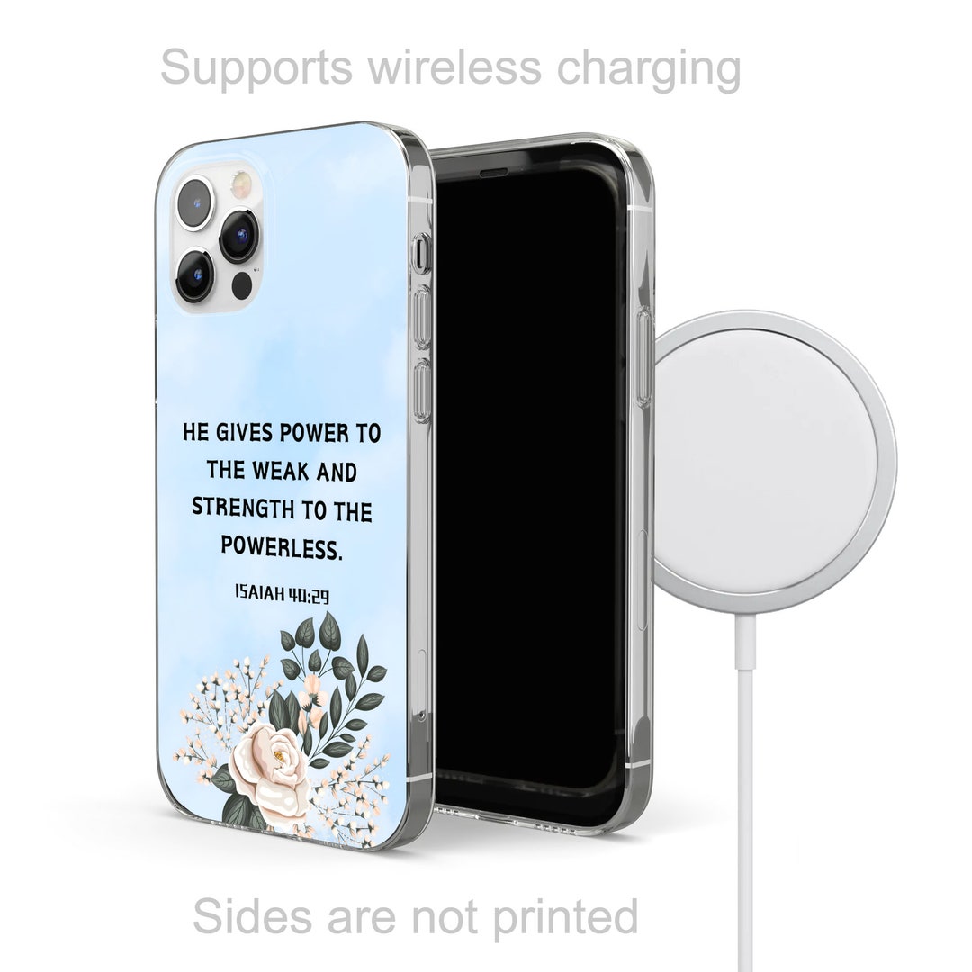 Christian Phone Case Bible Verse Jesus Cover for iPhone 16, 15, 14, 13 ...