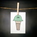 Sweet Motivational Card // Stay Cool Card // Ice Cream - Etsy