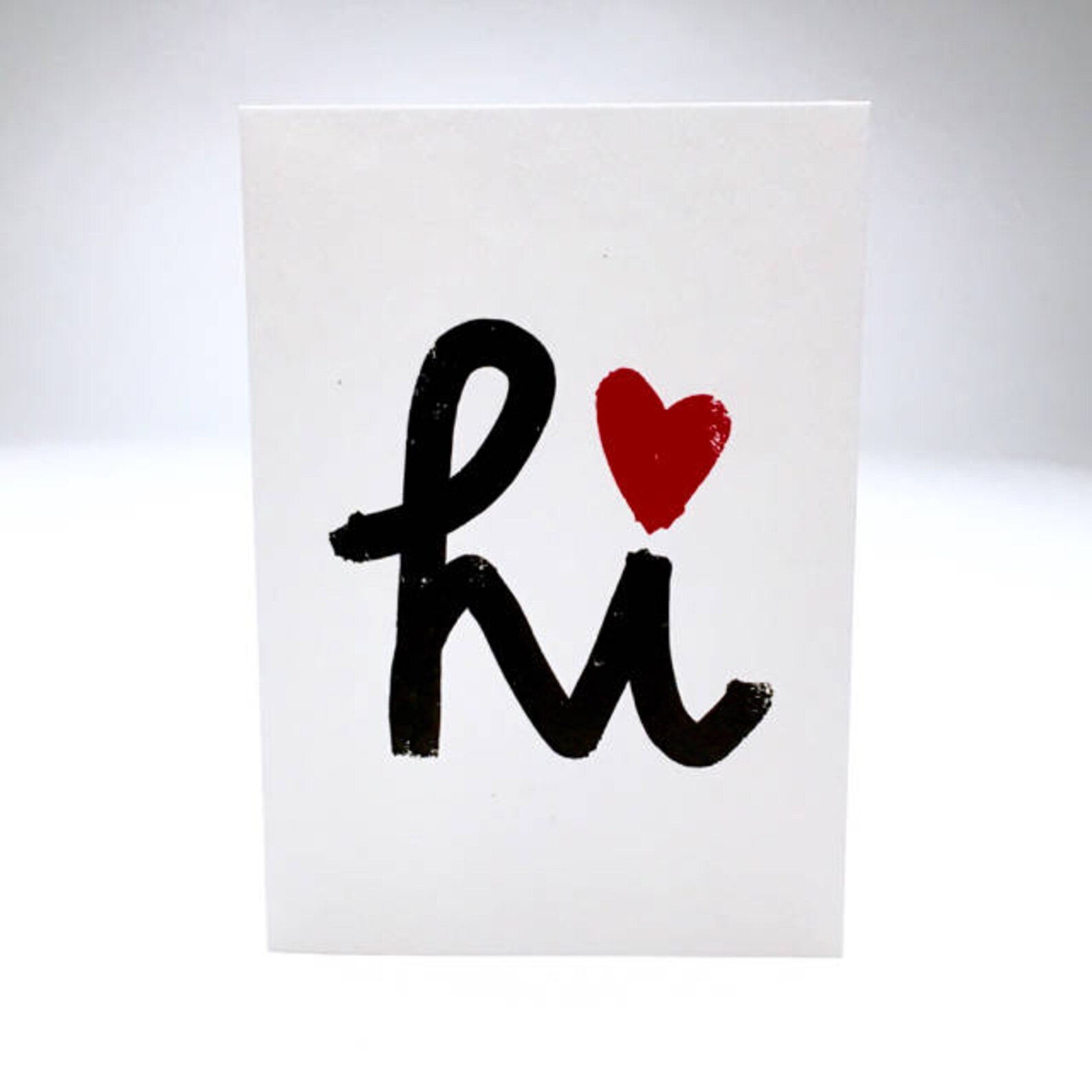 Hi // Hello // I Miss You Card // Friendship Card // Miss You - Etsy