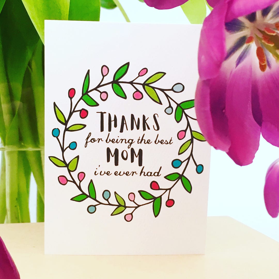 Buy Fun Mother's Day Card // Sweet Card for Mom // Best Mom Ever ...
