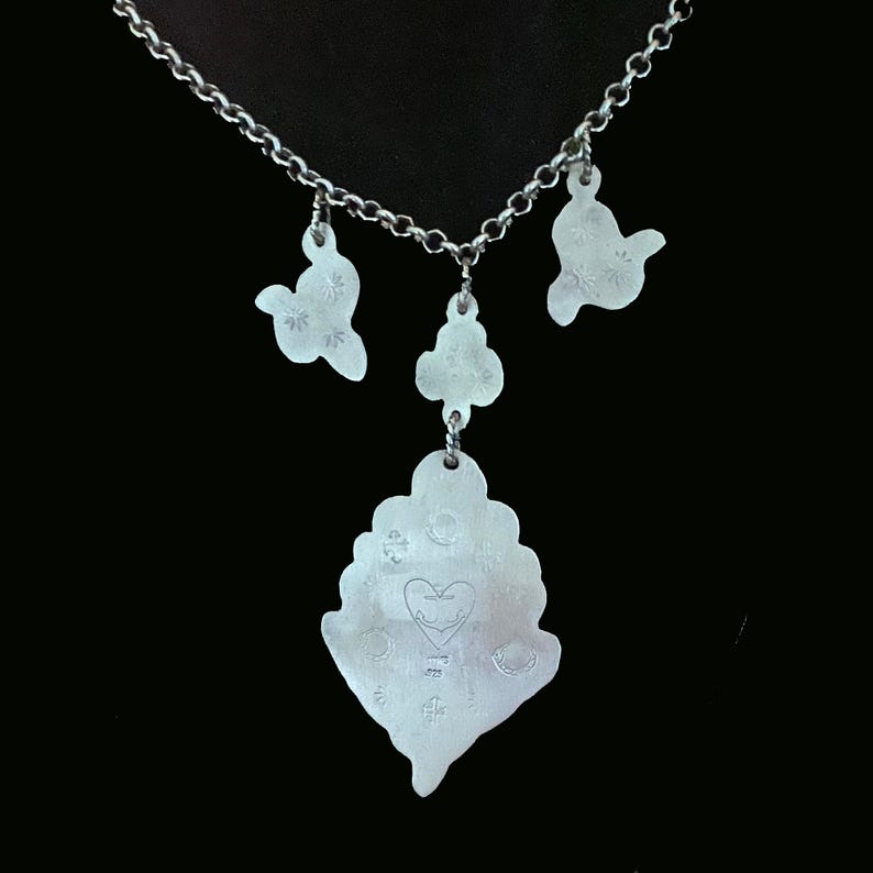 Skull and Snake Dramatic Old Road Medal Tiered Necklace - Memorial ...