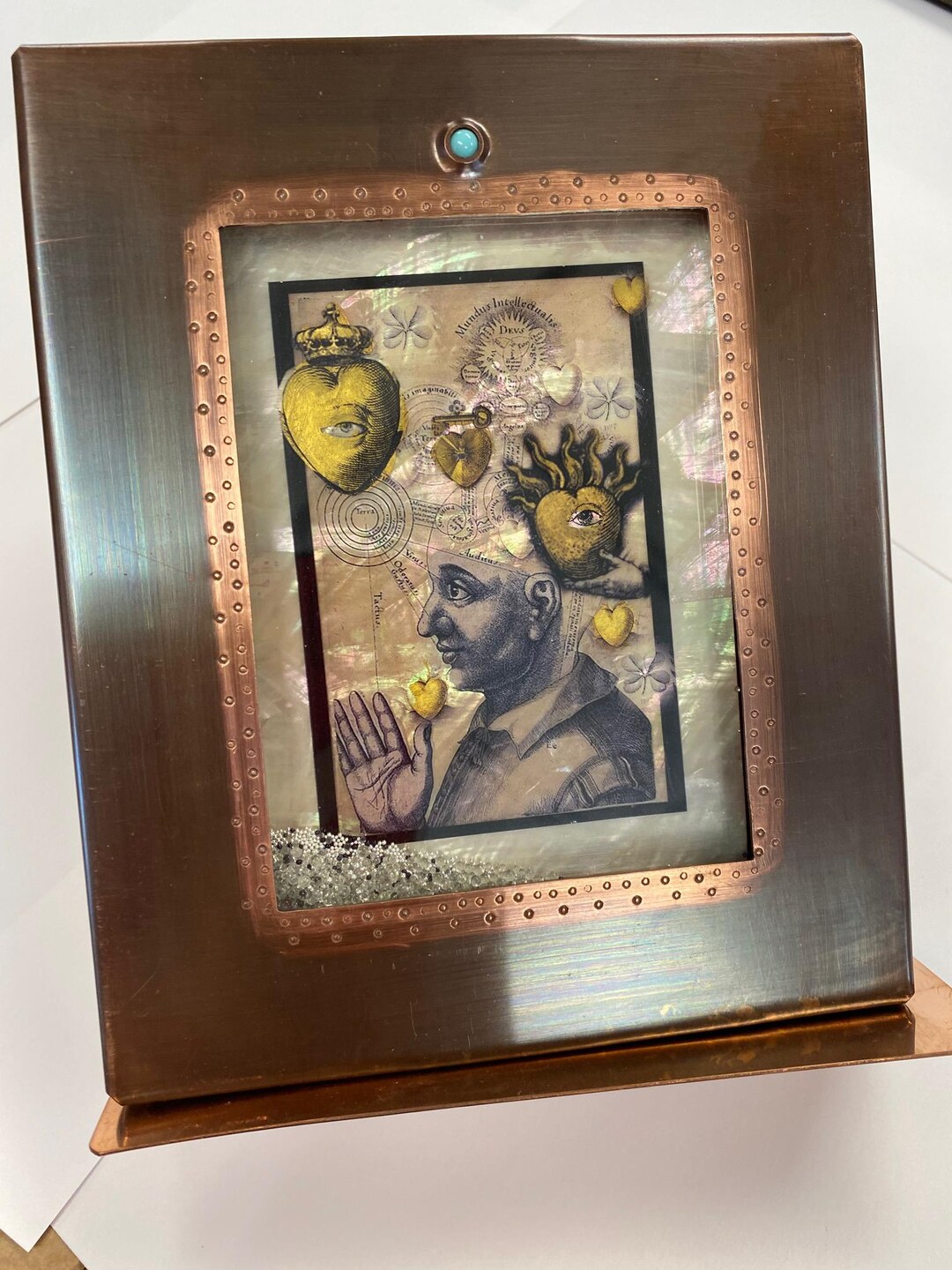 Alchemy Valentine Reliquary Box - Mysterious Love Copper Keepsake Box ...