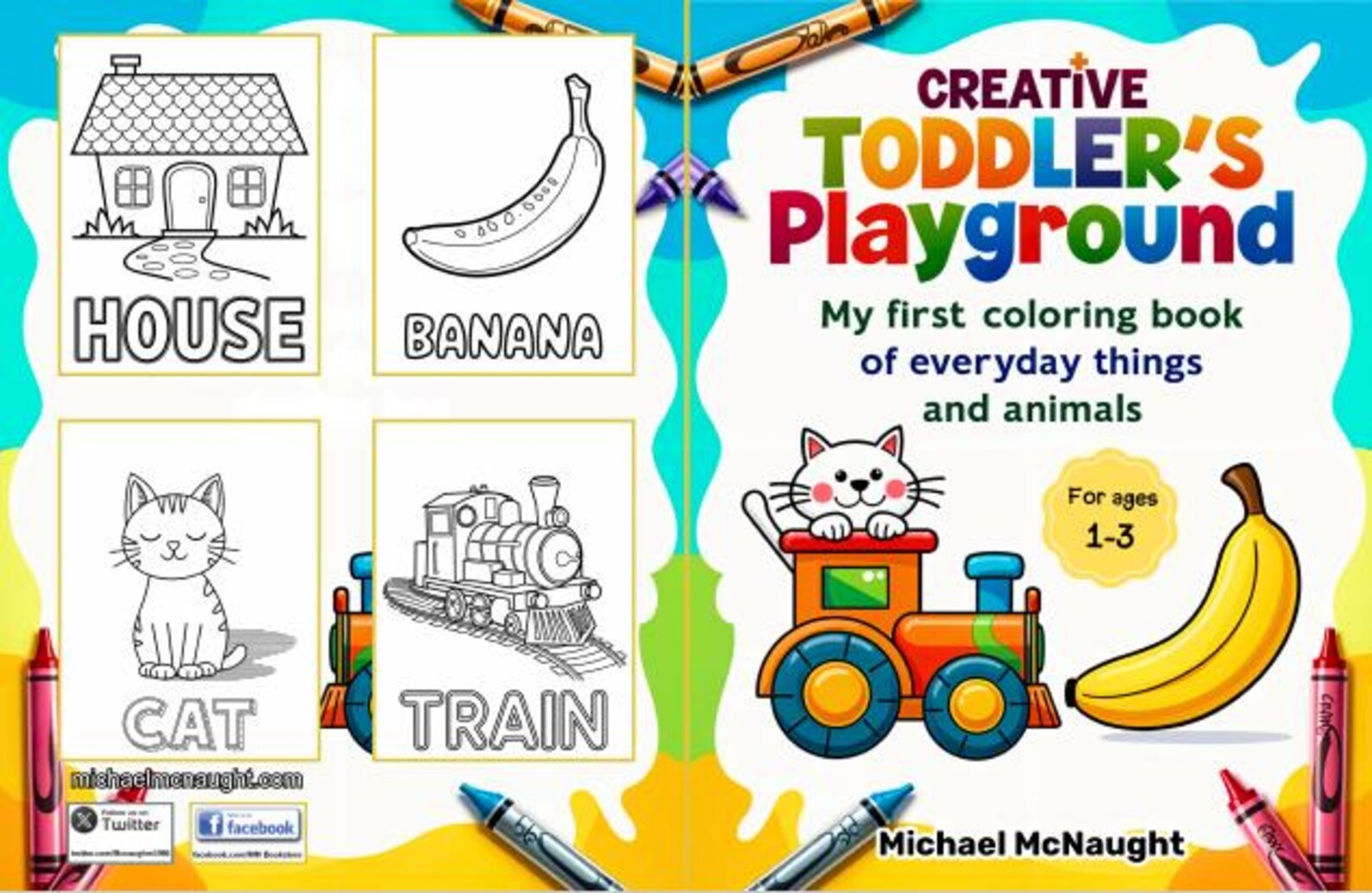 Creative Toddler's Playground: My First Coloring Book of Everyday ...