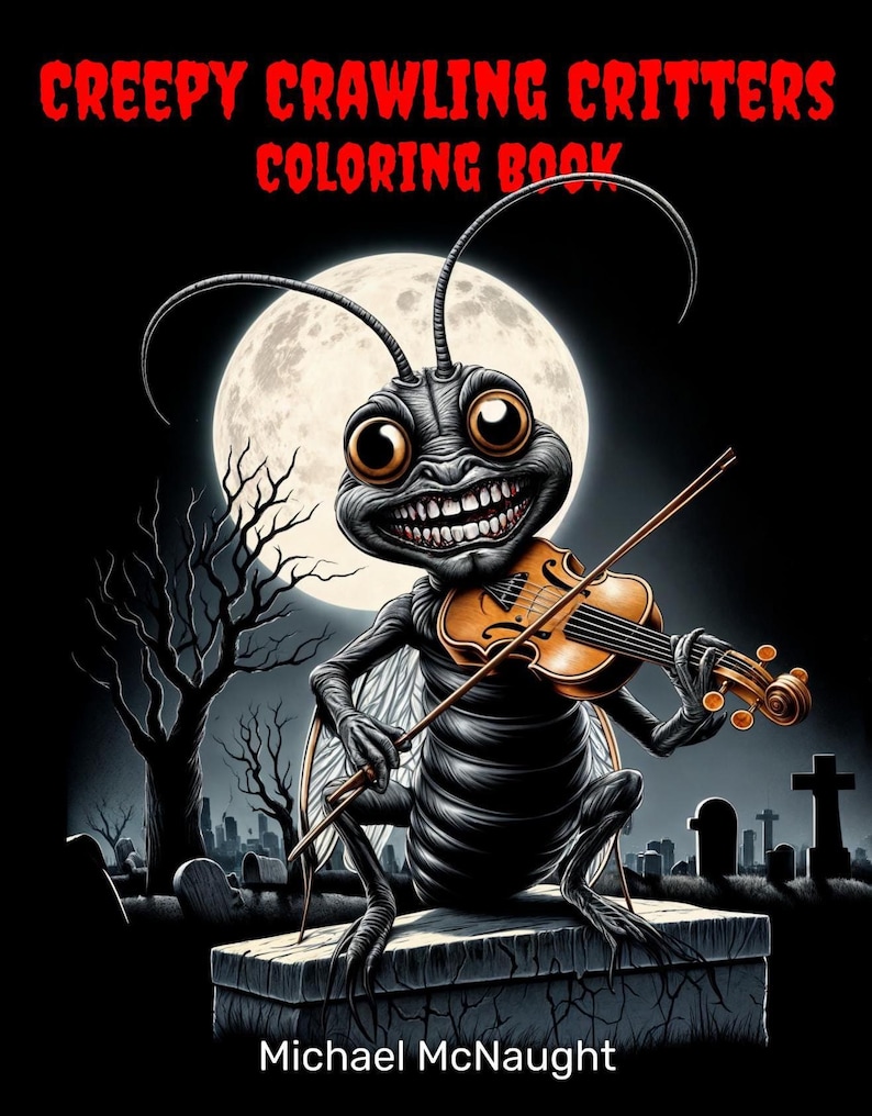 Creepy Crawling Critters Coloring Book - Etsy