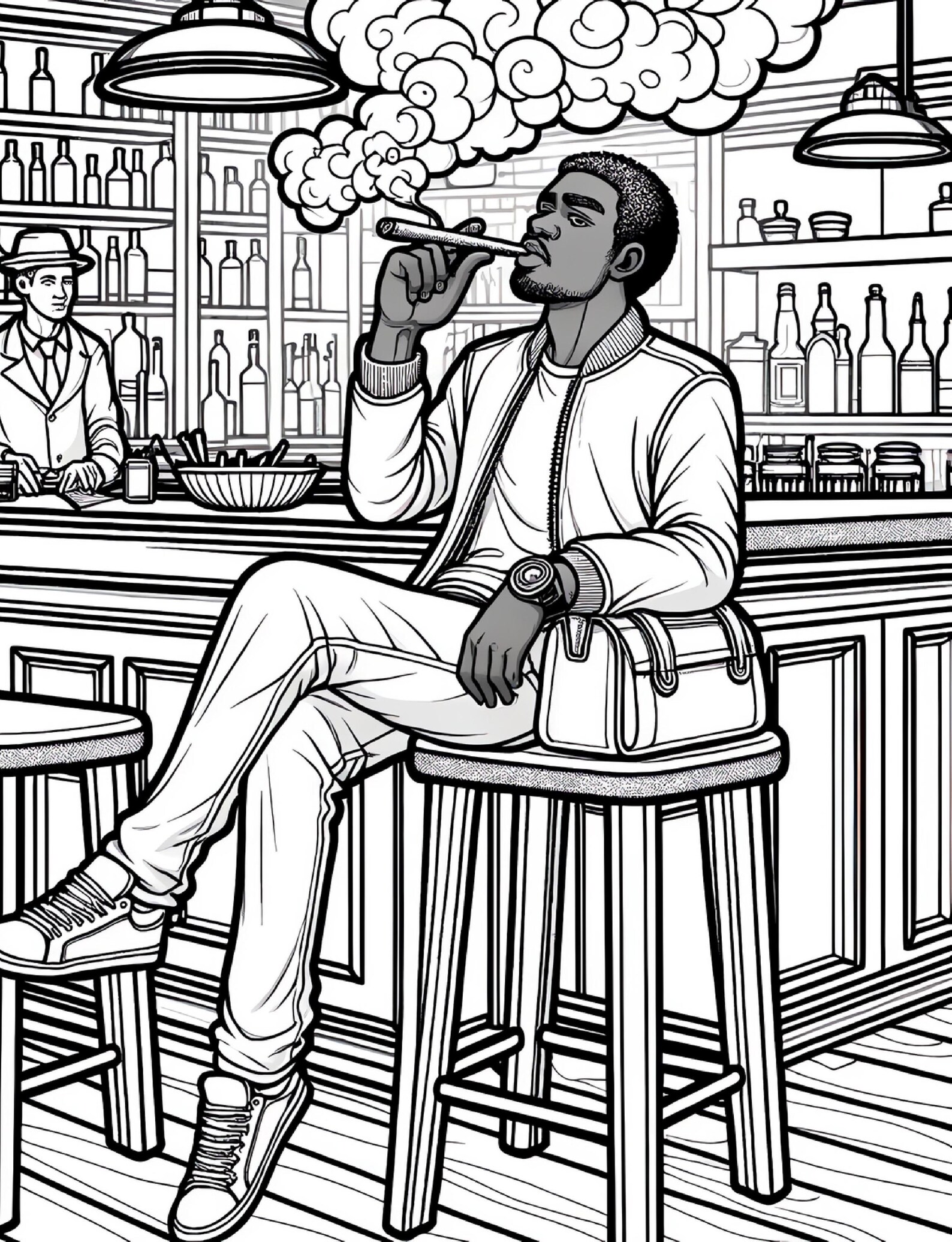 Stoner's Vision, Coloring Your Highs: Sip, Smoke and Color - Etsy