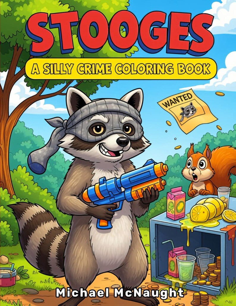 Stooges: A Silly Crime Coloring Book - Etsy