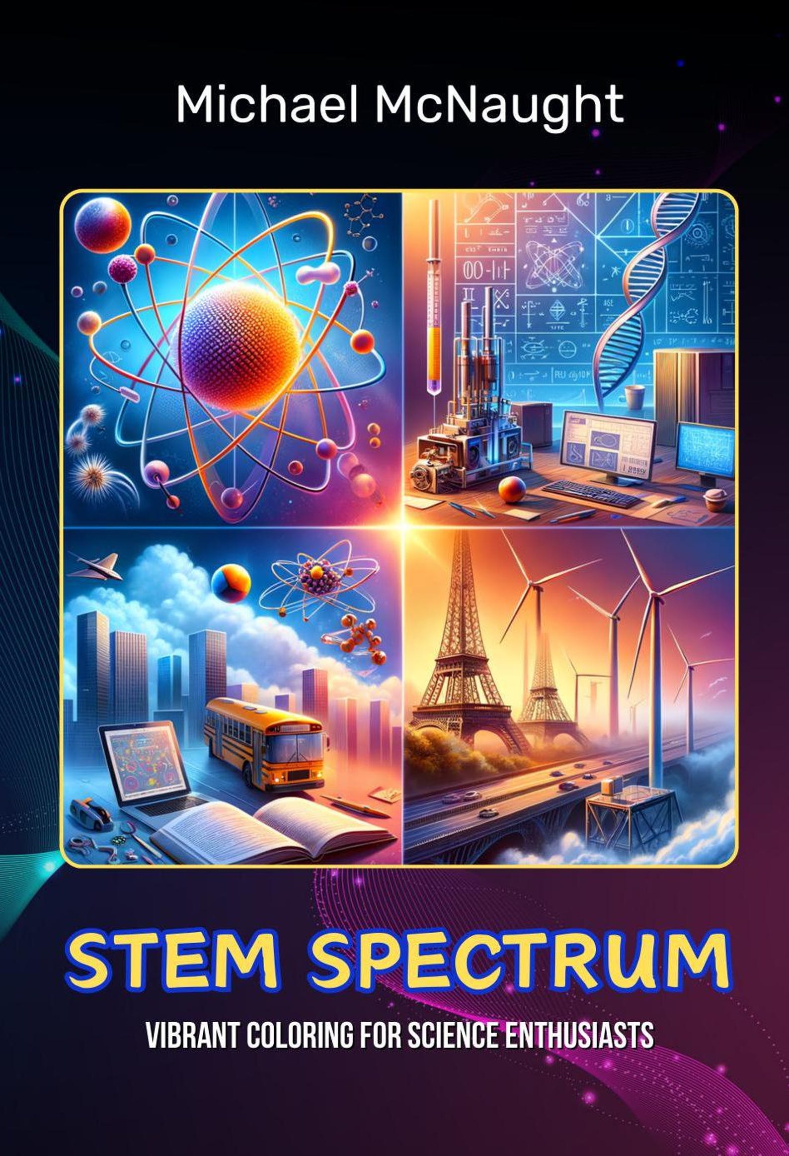 STEM Spectrum Coloring Book: Vibrant Coloring for Science Enthusiasts ...