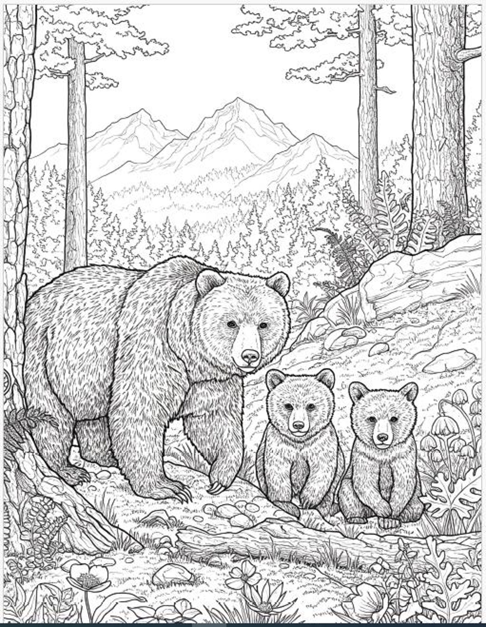 The Cabin in the Woodland: A Mental Retreat Coloring Book for Adults - Etsy