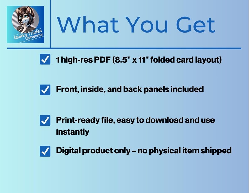 Anime Birthday Card | Female Receptionist | Printable PDF - Etsy