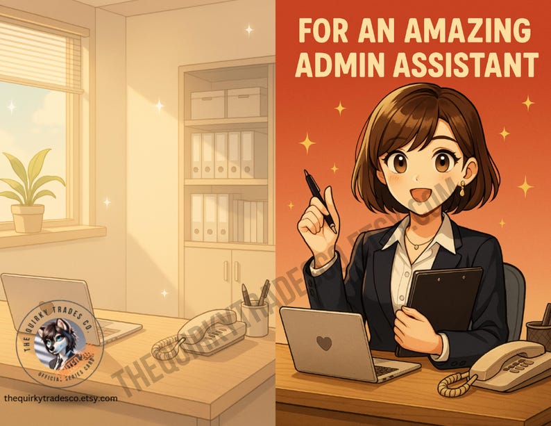 Anime Admin Appreciation Cards – Female 3-pack | Printable PDF - Etsy