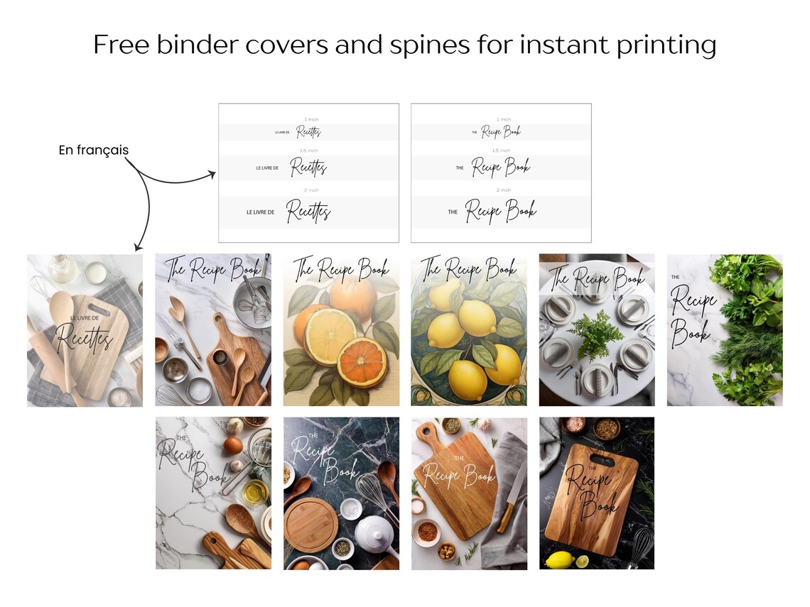 Editable Recipe Template for Recipe Card Recipe Template for Editing ...