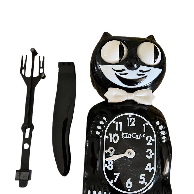 Vintage Kitkat Clock - Etsy