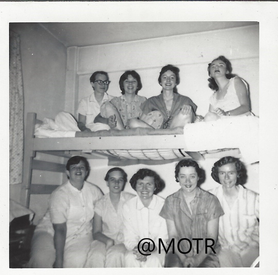1950's Pretty Girls Have a Sleepover Original Vernacular Photo - Etsy
