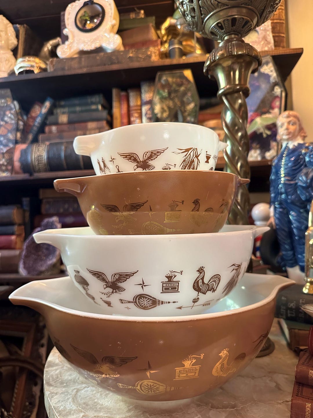 Early American Pyrex Cinderella Bowl Set - Etsy