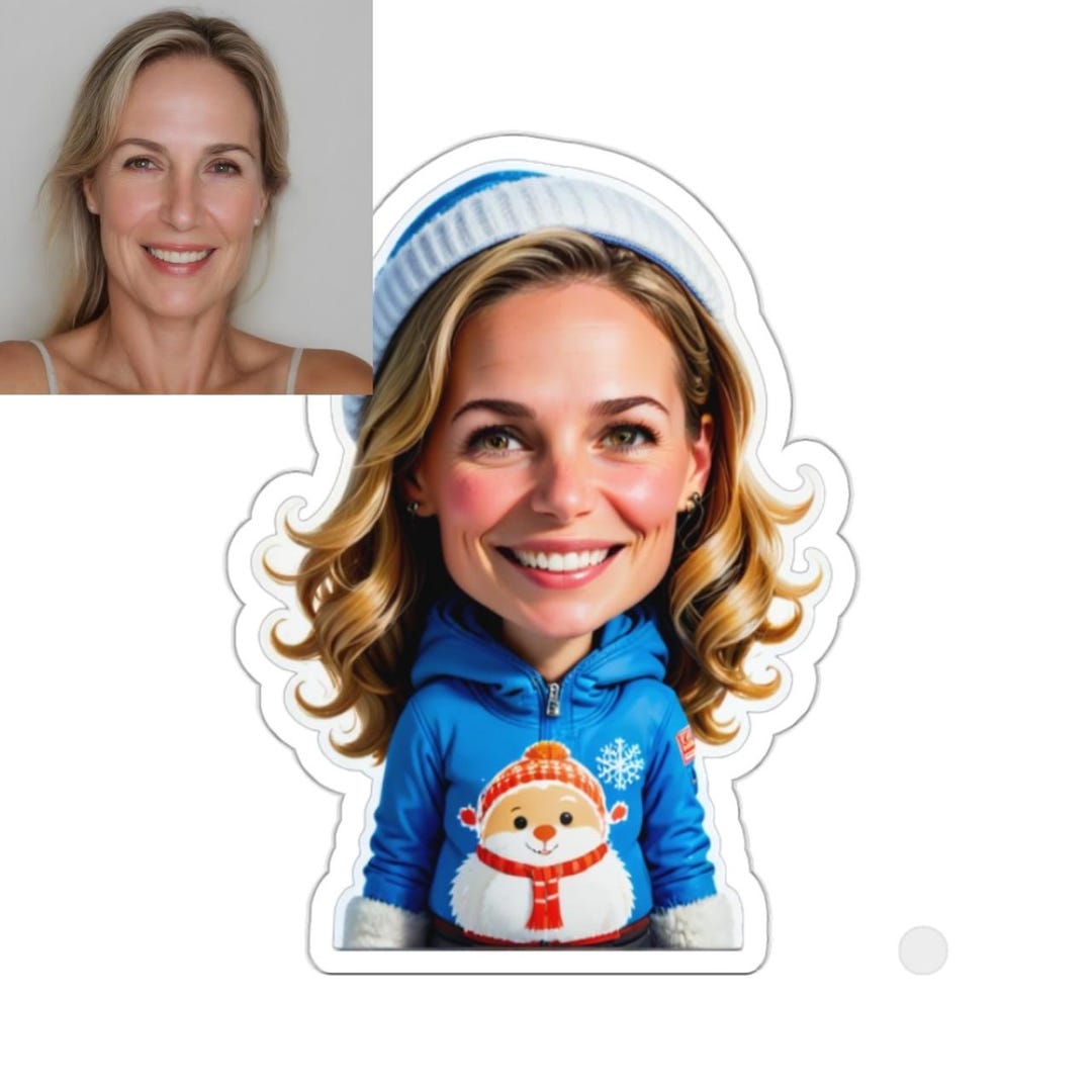 Custom Animated Character Sticker Personalized Cartoon Sticker of You ...