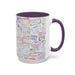 Passport Stamp Coffee Mug: Vintage Travel Theme, Gift for Globetrotters ...