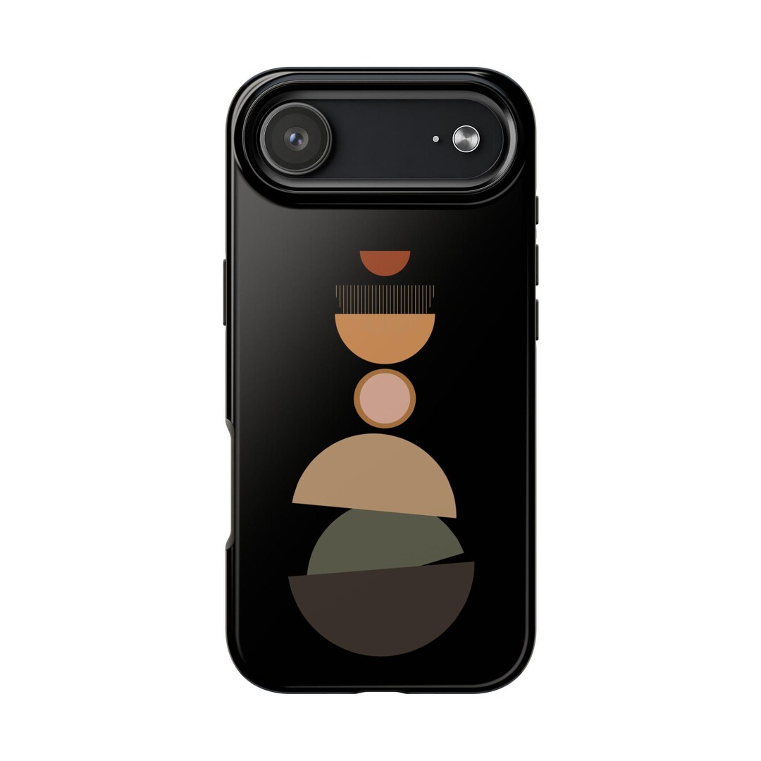 Geometric Semi-circle Phone Case: Modern Minimalist Design - Etsy