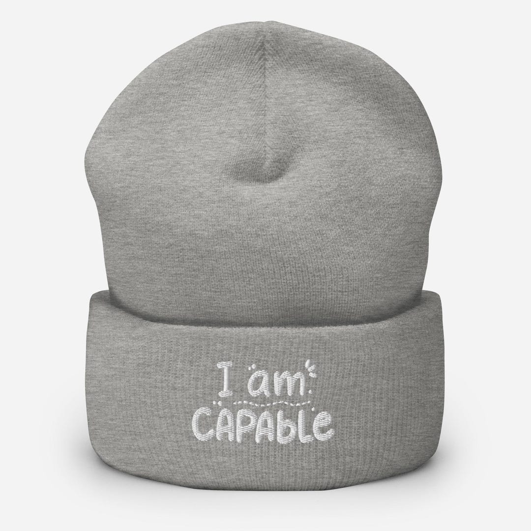 I Am Capable Hat Empowering Embroidered Cap Motivational Gift for All ...