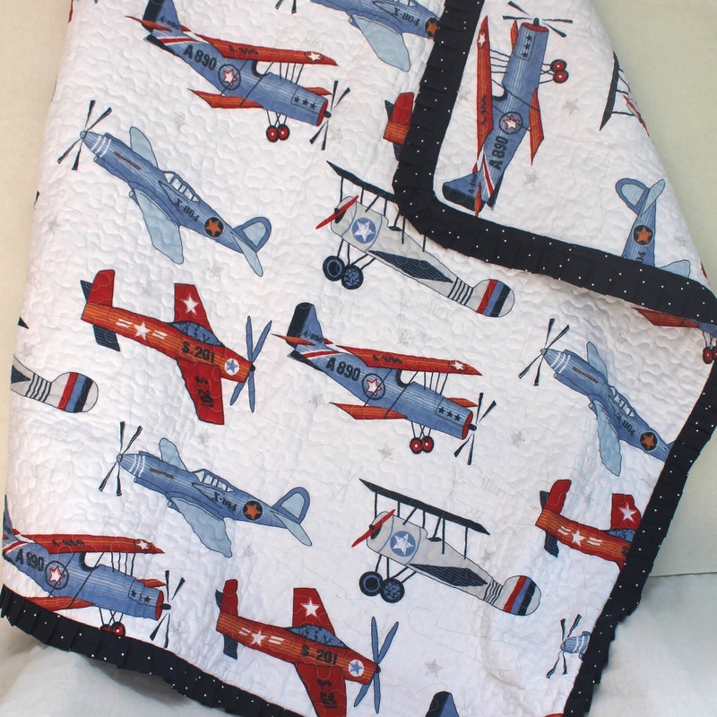 Airplane Quilt - Etsy