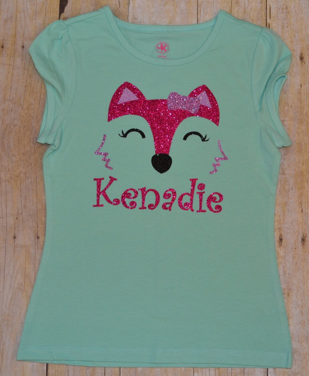 Girl's Glitter Vinyl Shirt. - Etsy