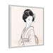 Japanese Geisha Line Art Print | Elegant Geisha Portrait | Beautiful ...