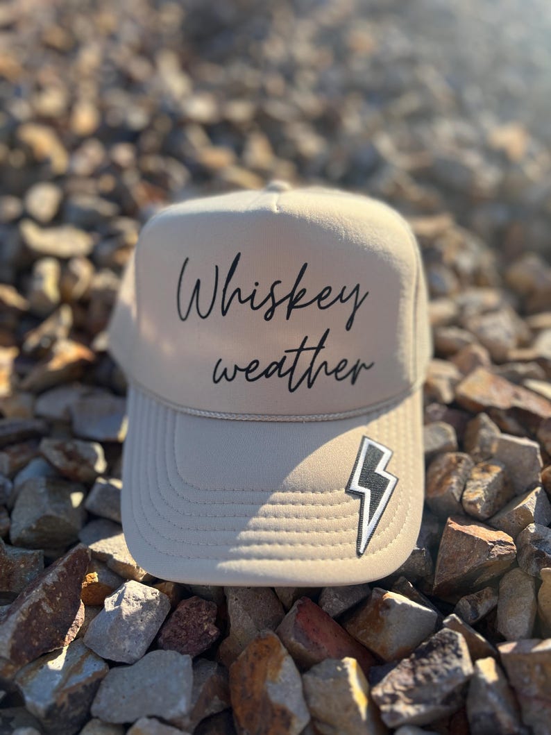 Whiskey Weather Trucker Hat - Etsy