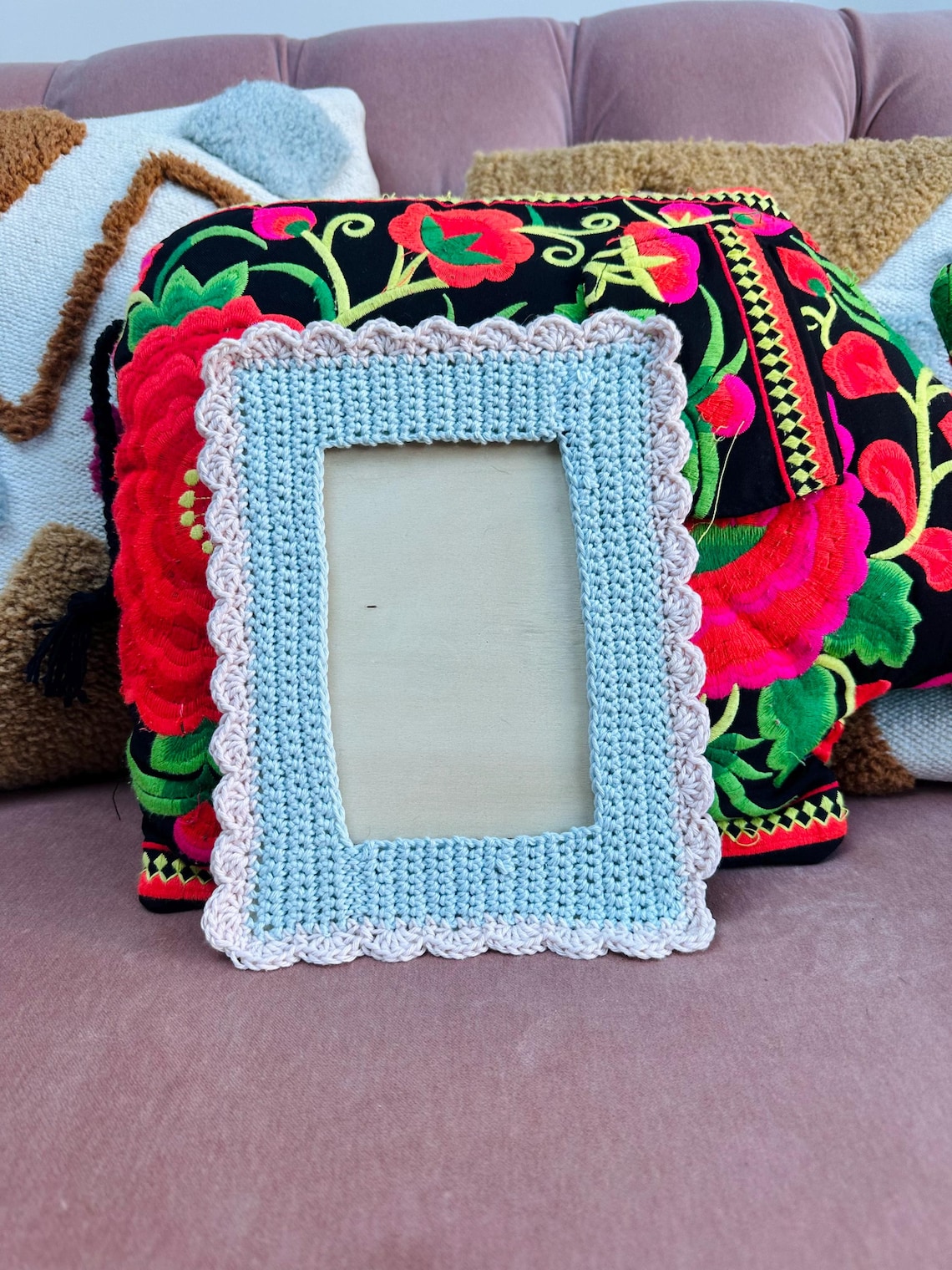 Beginner-friendly Crochet Picture Frame Pattern - Etsy