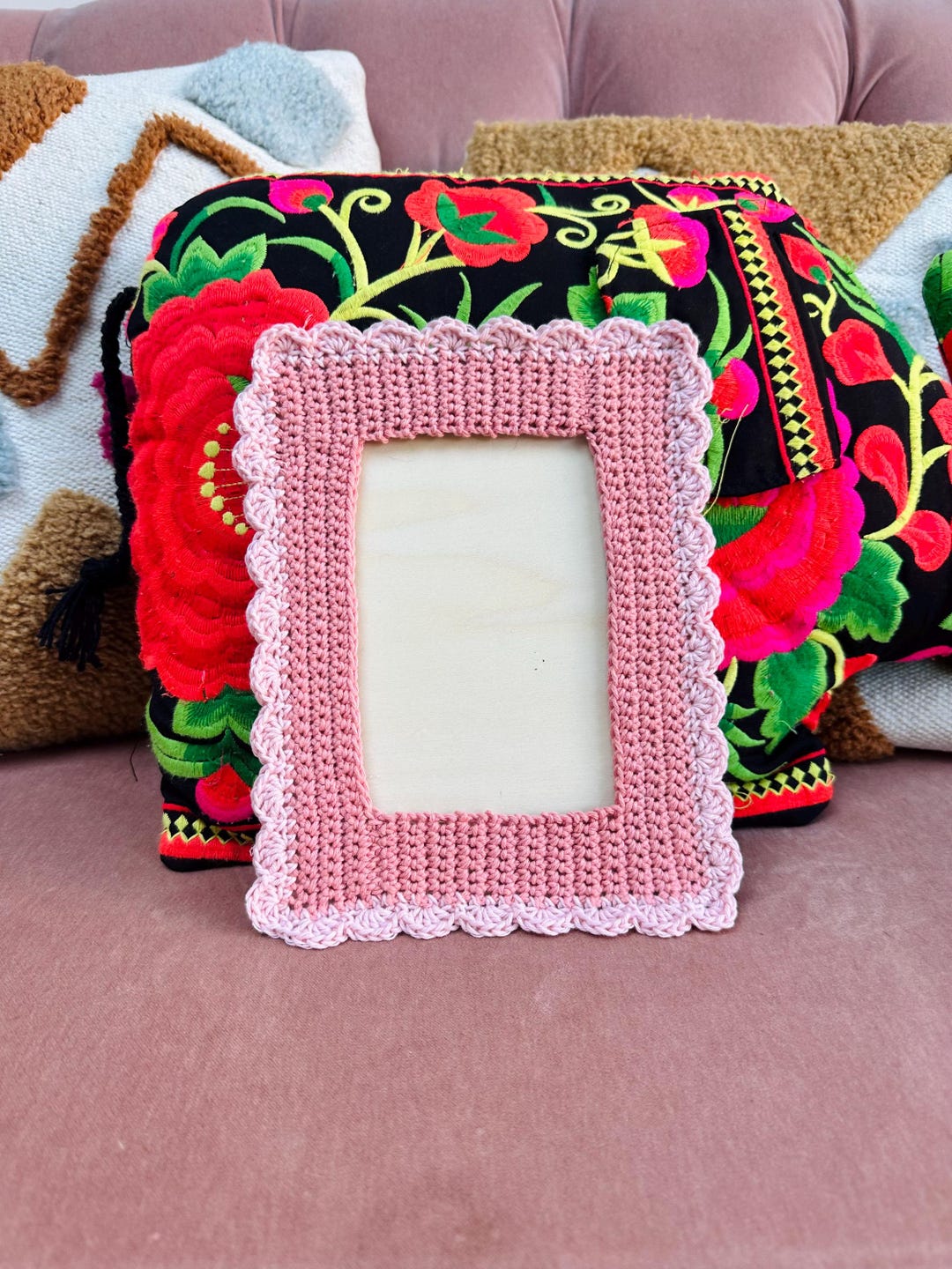 Beginner-friendly Crochet Picture Frame Pattern - Etsy