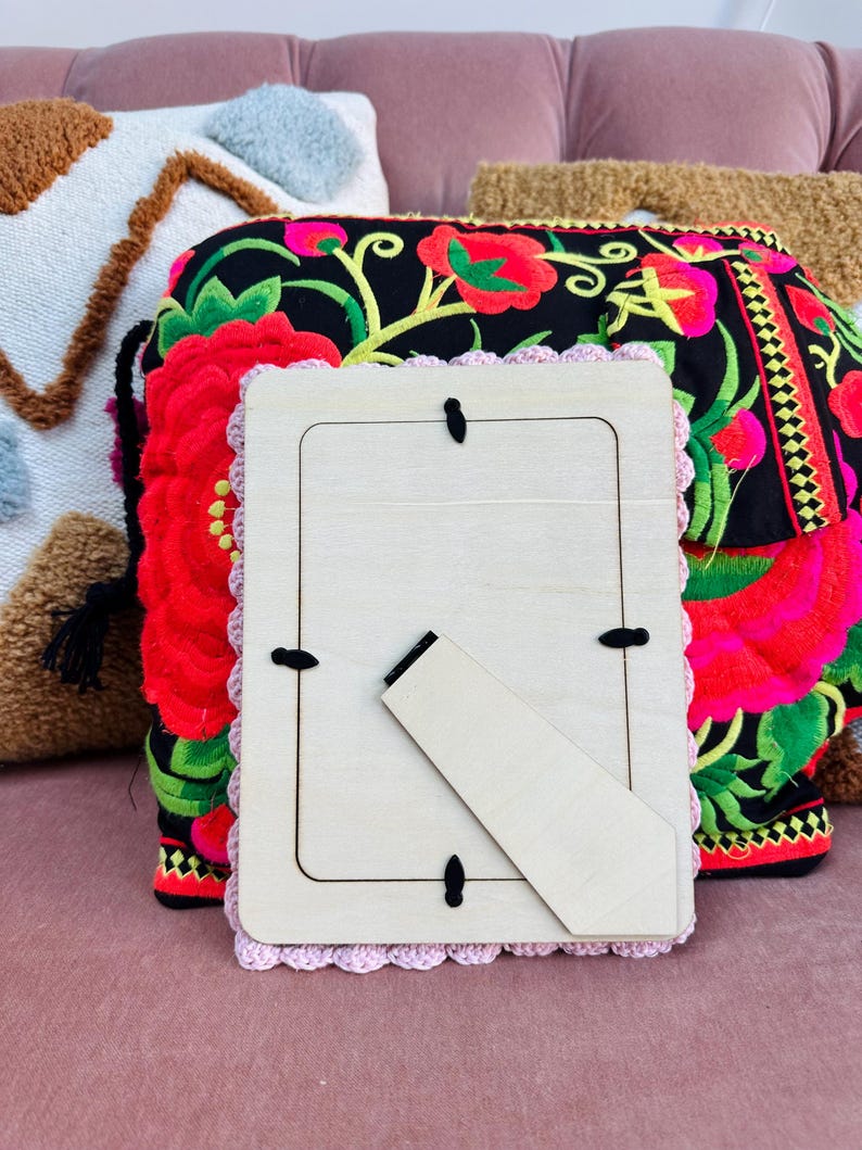 Beginner-friendly Crochet Picture Frame Pattern - Etsy