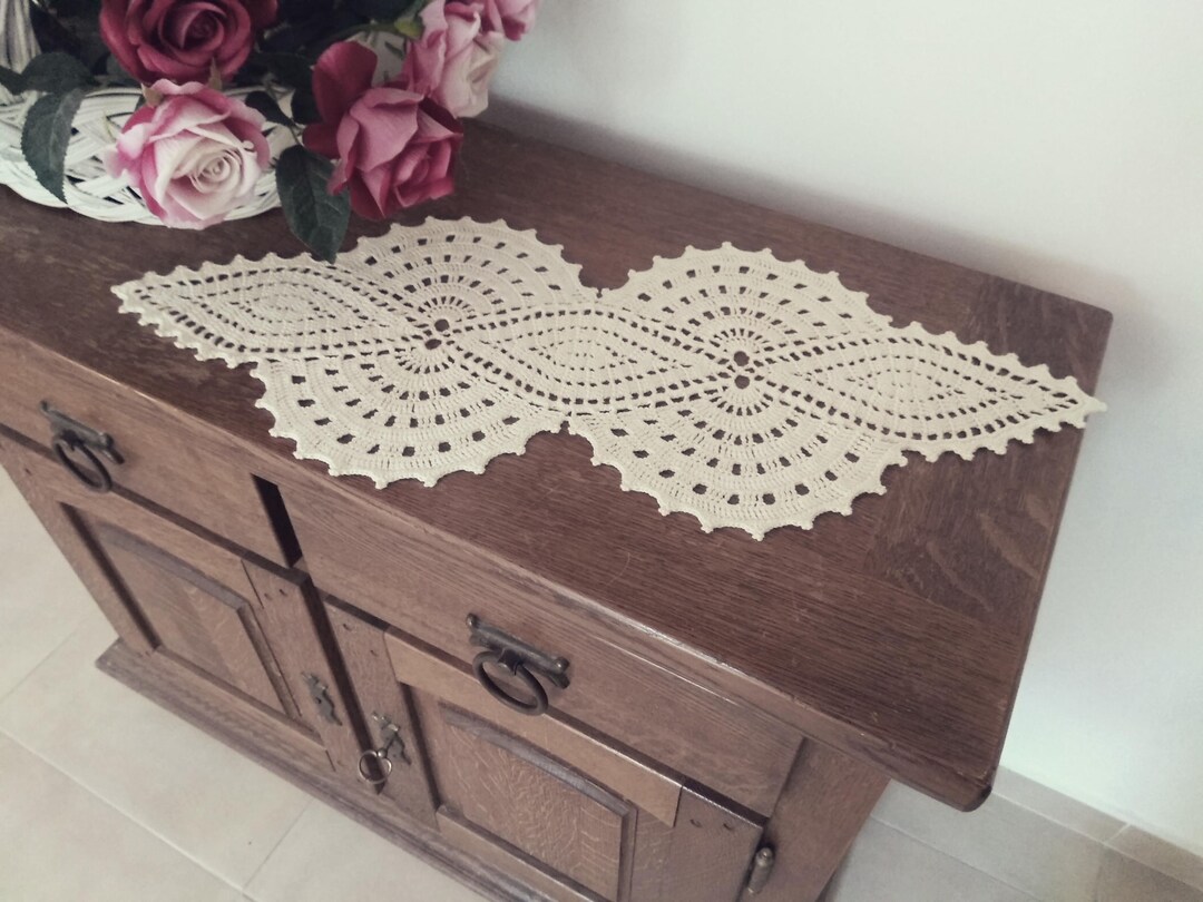 Small Coffee Table Runner, Handmade Boho Table Runner. Housewarming ...