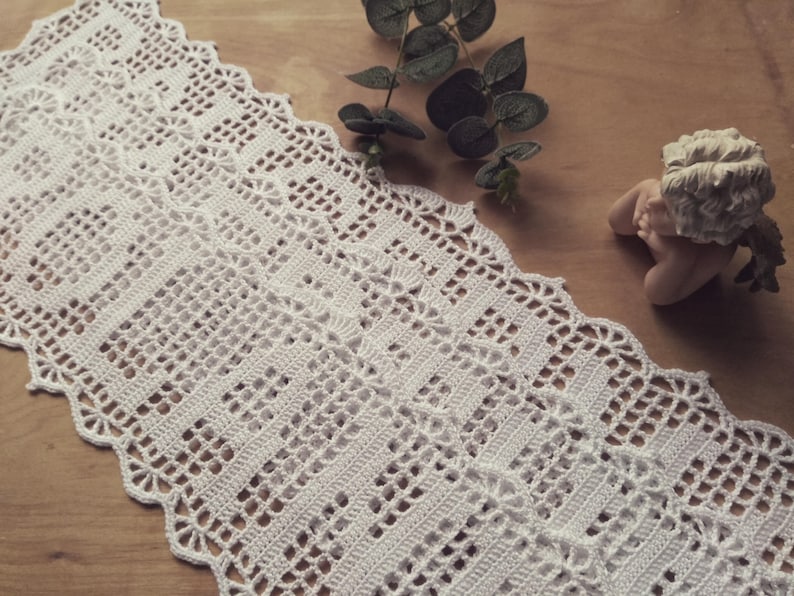 Personalized Crochet Name Doily, Last Name/family Name Sign ...