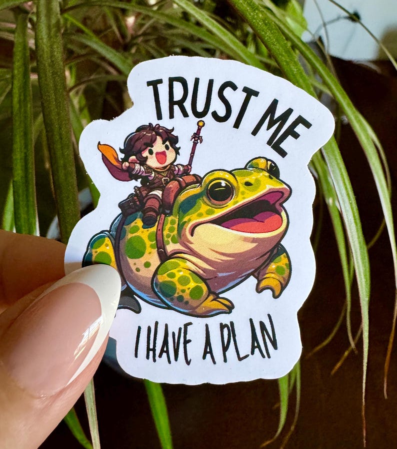 Adventurer's Stickers D&d-themed Cute and Uplifting Stickers Perfect ...
