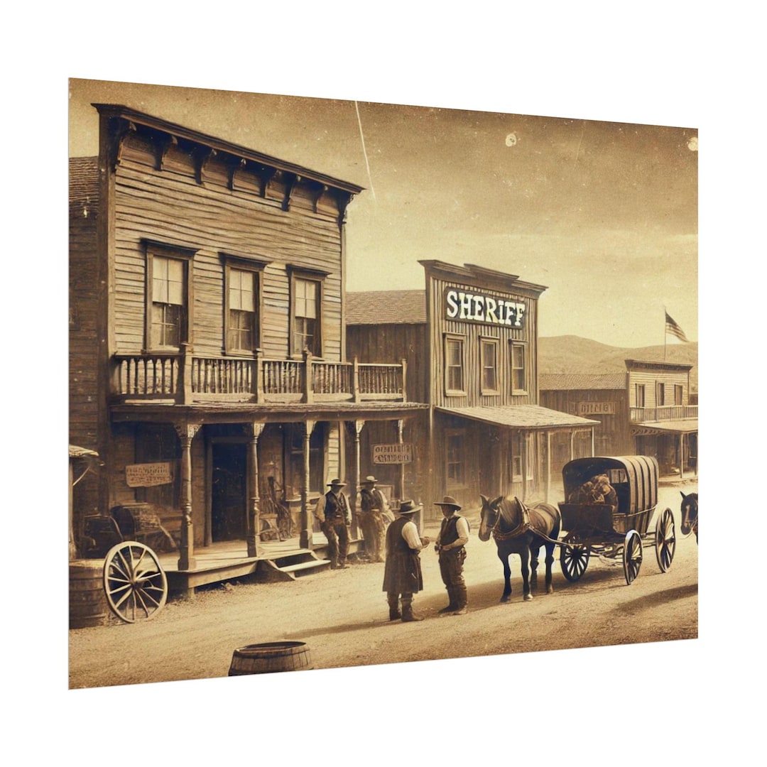Rolled Posters, 1800s, Western Wallpaper, Cowboy Wallpaper, Apartment Decor, Vintage Wall Art ...