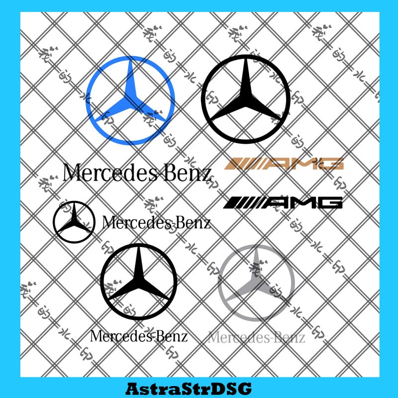 Mercedes Benz Logo - Etsy