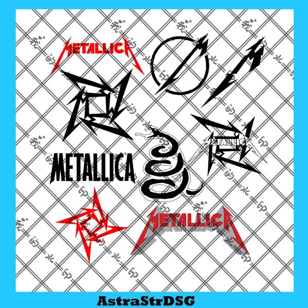 Metallica Svg - Etsy