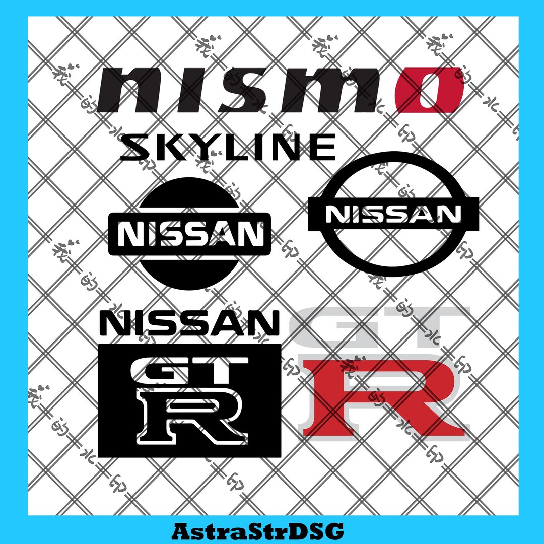 Car Logo, Car Brand Vector, Nissan GTR Logo Svg Pdf, Png, Logo Stickers ...