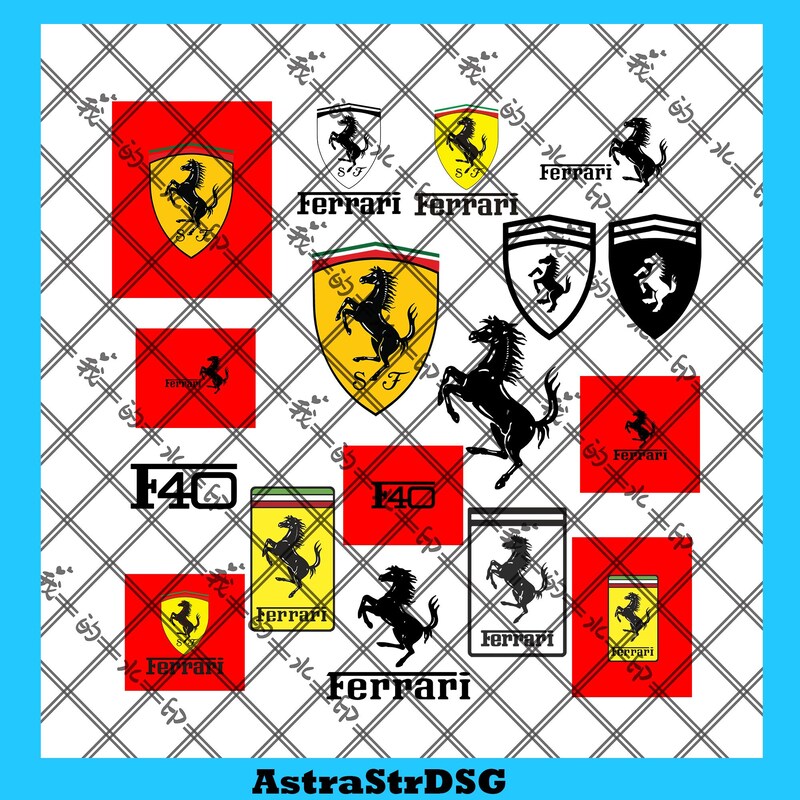 Ferrari Logo - Etsy